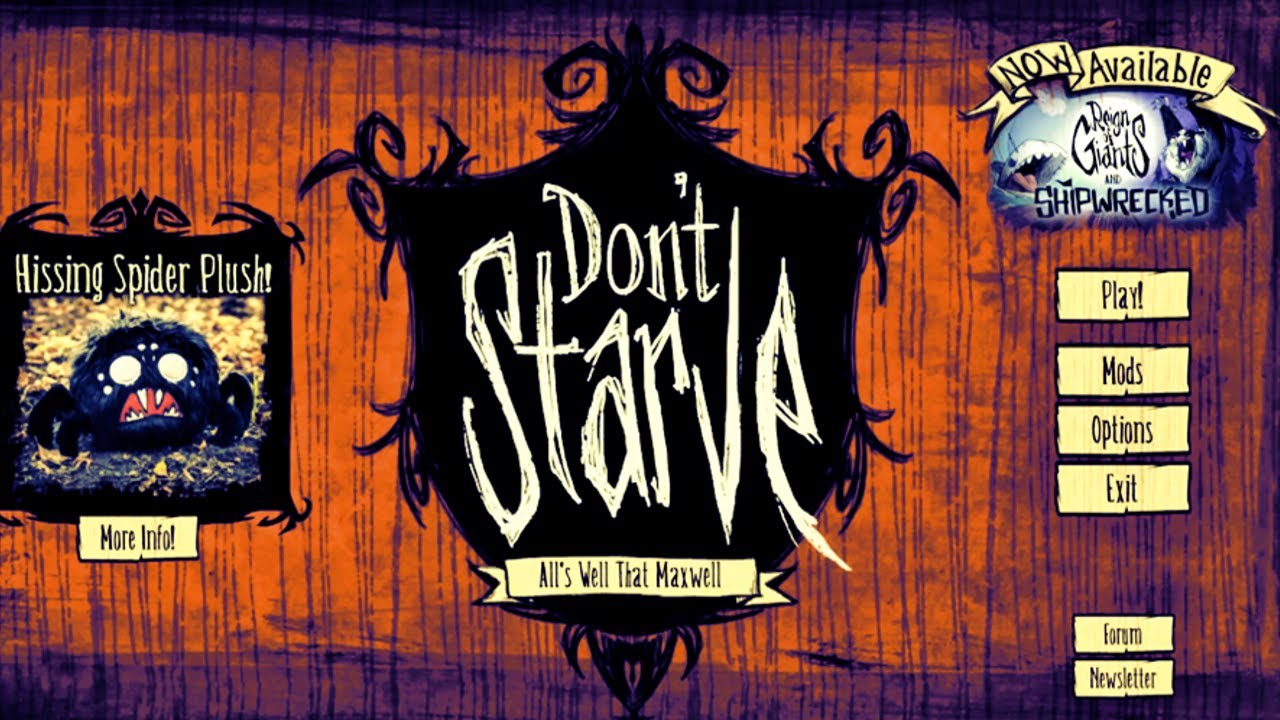 10 Hours Of.. Don't Starve: Menu Ambience! | GameASMR for Sleep & Study ...