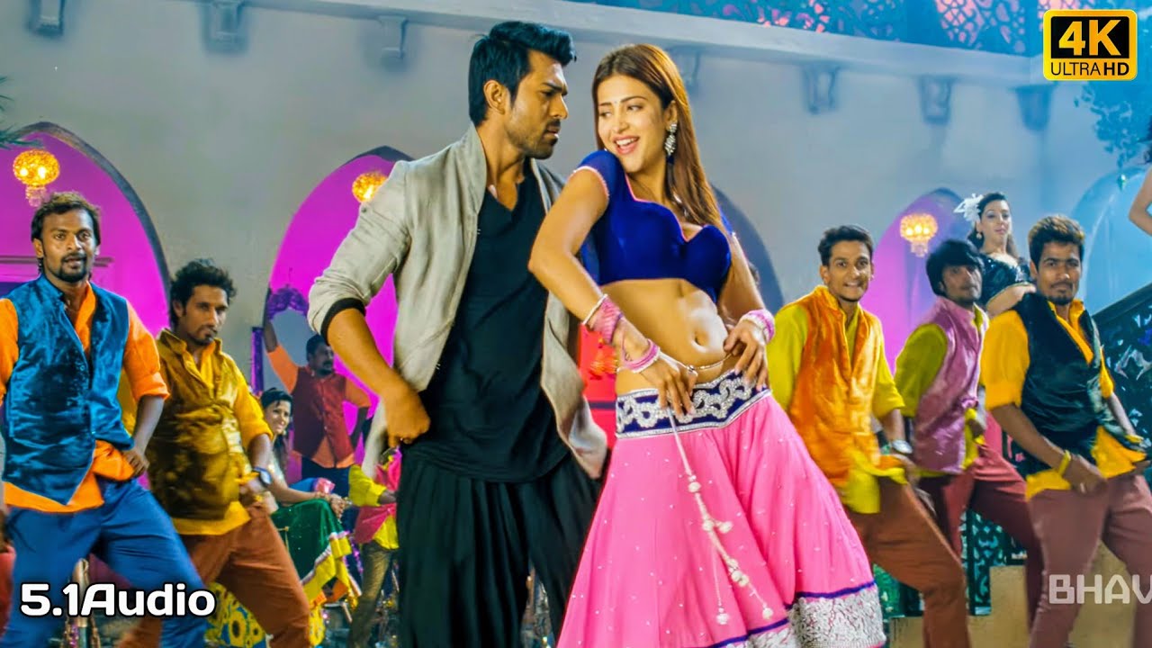 Pimple Dimple 4k Video Song || Yevadu movie || Ram Charan, Allu Arjun ...