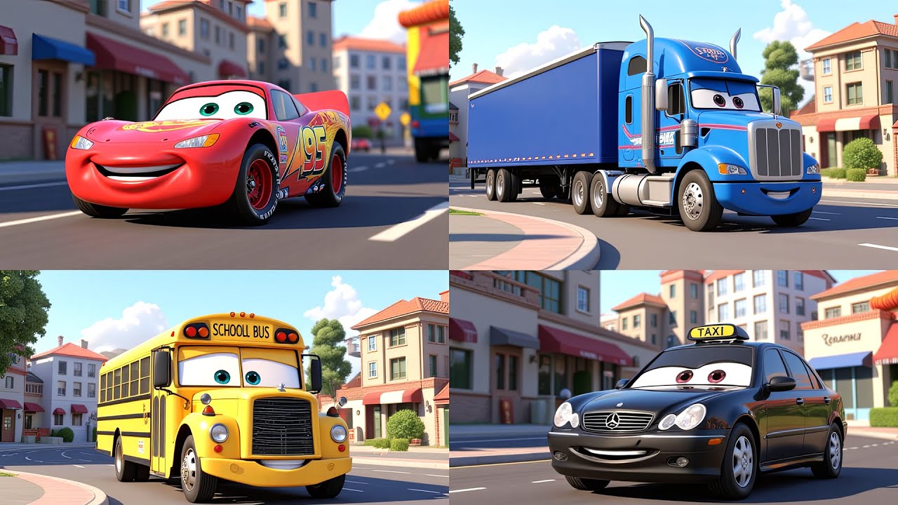 Fun Let’s All Drive and Keep It Safe Animation English Learn Lyrics ...