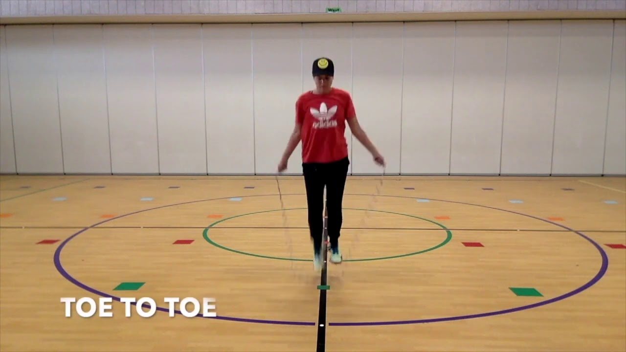 JUMP ROPE: TOE TO TOE - YouTube