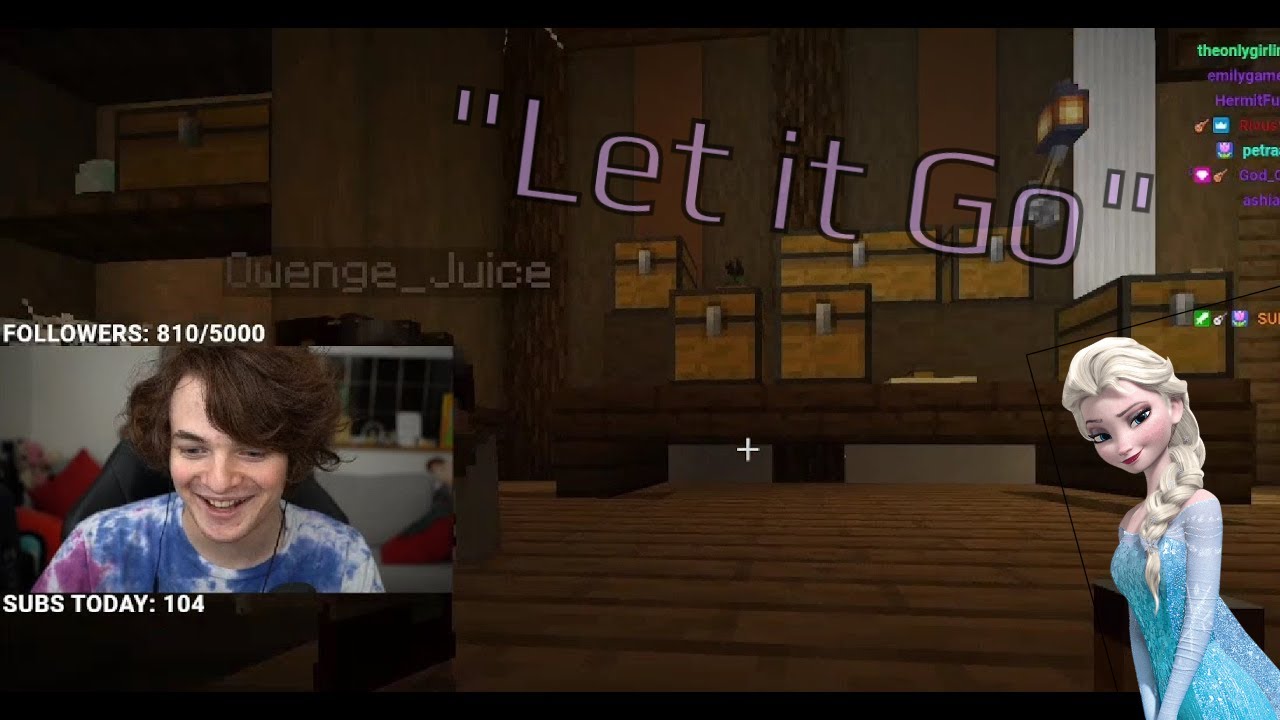 Tubbo Sings Let it Go with Owenge_Juice on RatsSMP! - YouTube