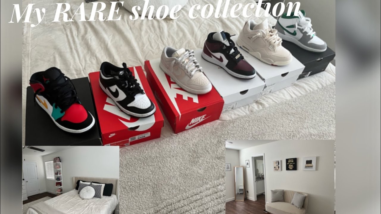 My rare shoe collection + room makeover - YouTube