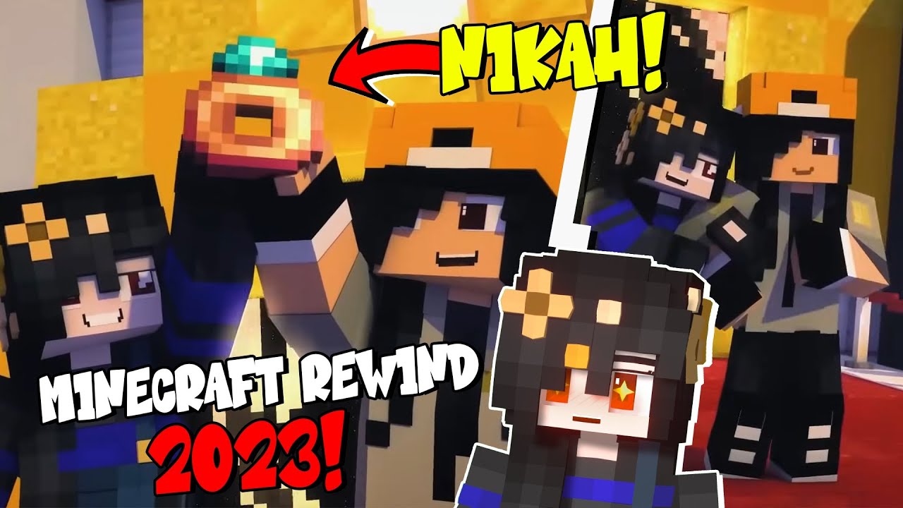 KEREN! ADA AKU DAN SUAMIKU @Rianiayan MENIKAH DI MINECRAFT REWIND 2023 ...