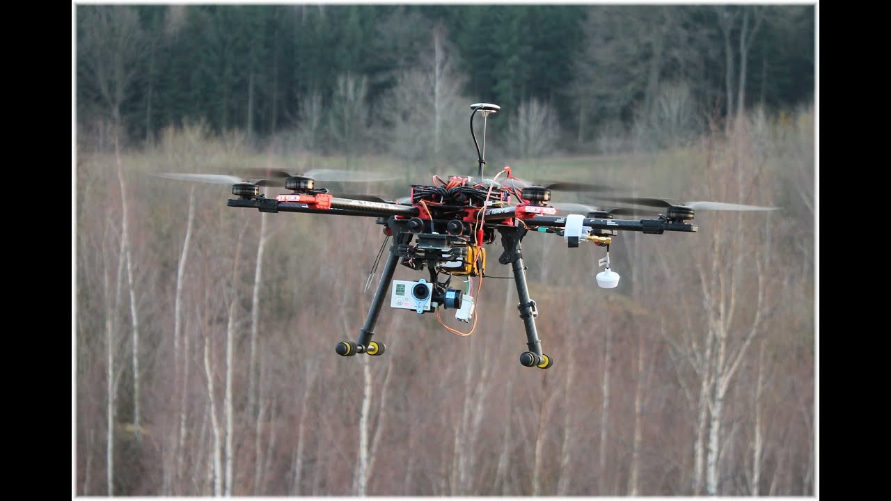 Tarot FY690S Hexacopter FPV Testflug in Wernigerode mit Tarot Gimbal ...