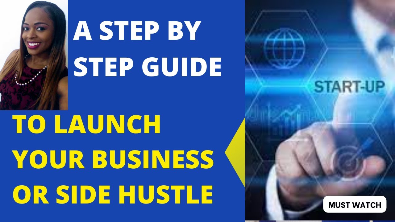 HOW TO START A BUSINESS OR SIDE HUSTLE: A STEP BY STEP GUIDE - YouTube