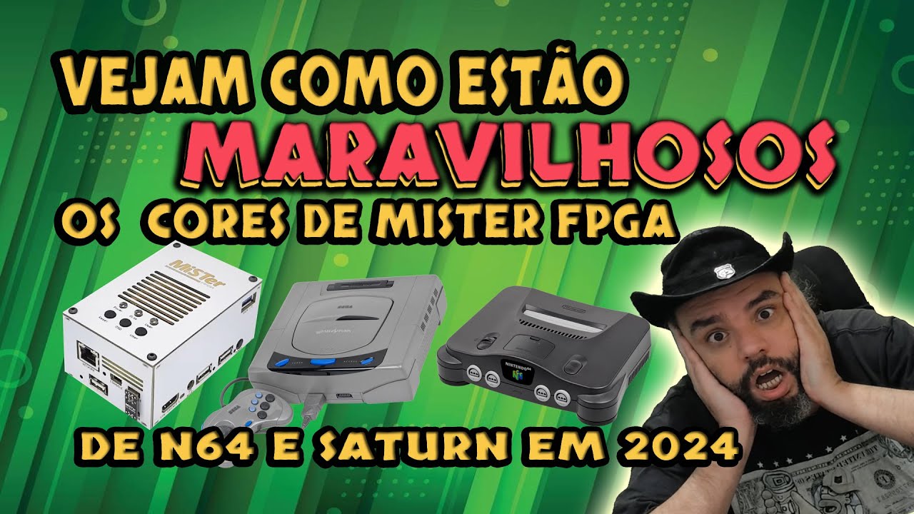 Vejam como estão maravilhosos os Cores de Nintendo 64 e Sega Saturn no ...