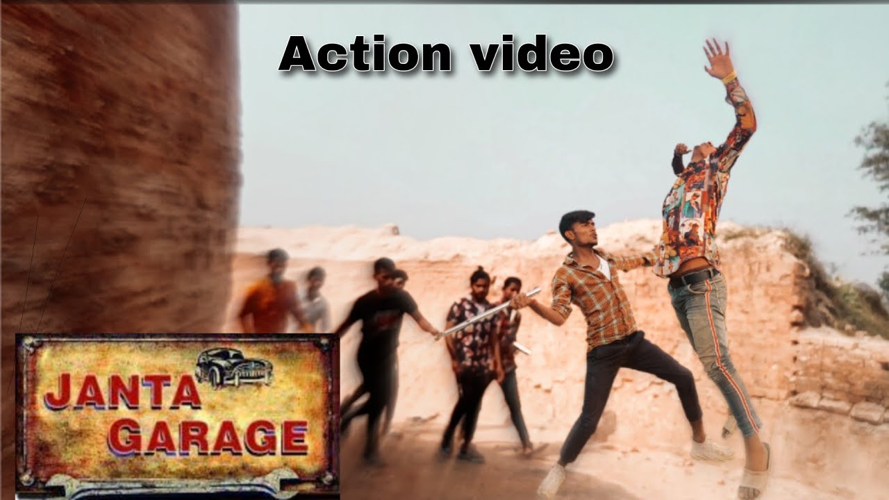 Janata garage // action video // movie shot fighting 🔥 #Manish_Kumar ...