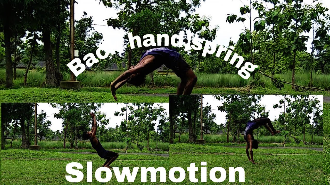 Best Back Handspring in Slow Motion - YouTube