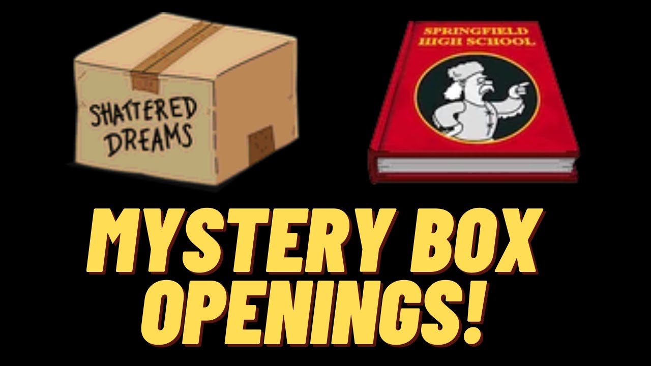 The Simpsons Tapped Out: Lots of Mystery Box Openings! - YouTube