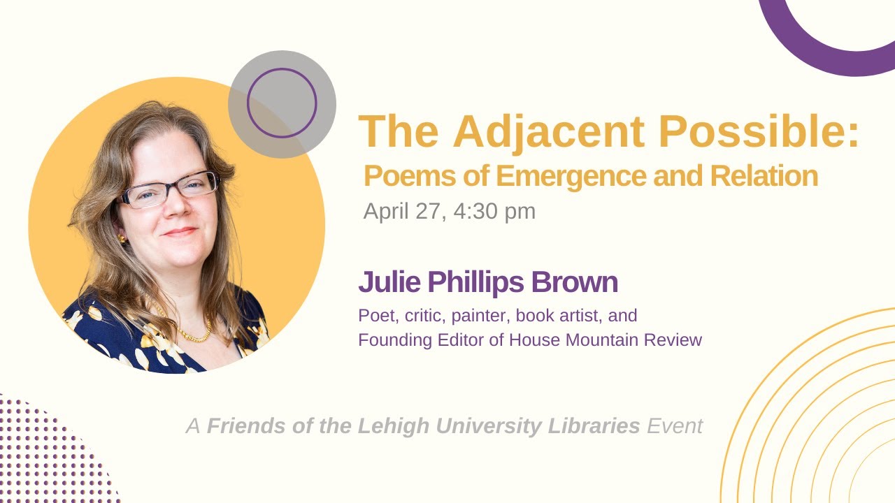 The Adjacent Possible: Poems of Emergence and Relation - YouTube
