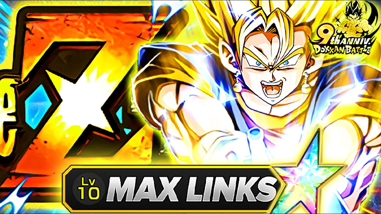 HE'S CRAZY!!! EZA STR SUPER VEGITO MAX LINKS RAINBOW SHOWCASE ...