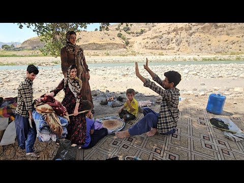 🌊💦 A Joyful Day Full of Fun and Excitement by the Armand River! 😍 | Heydar, Zahra & the Kids 👨‍👩‍👧‍👦