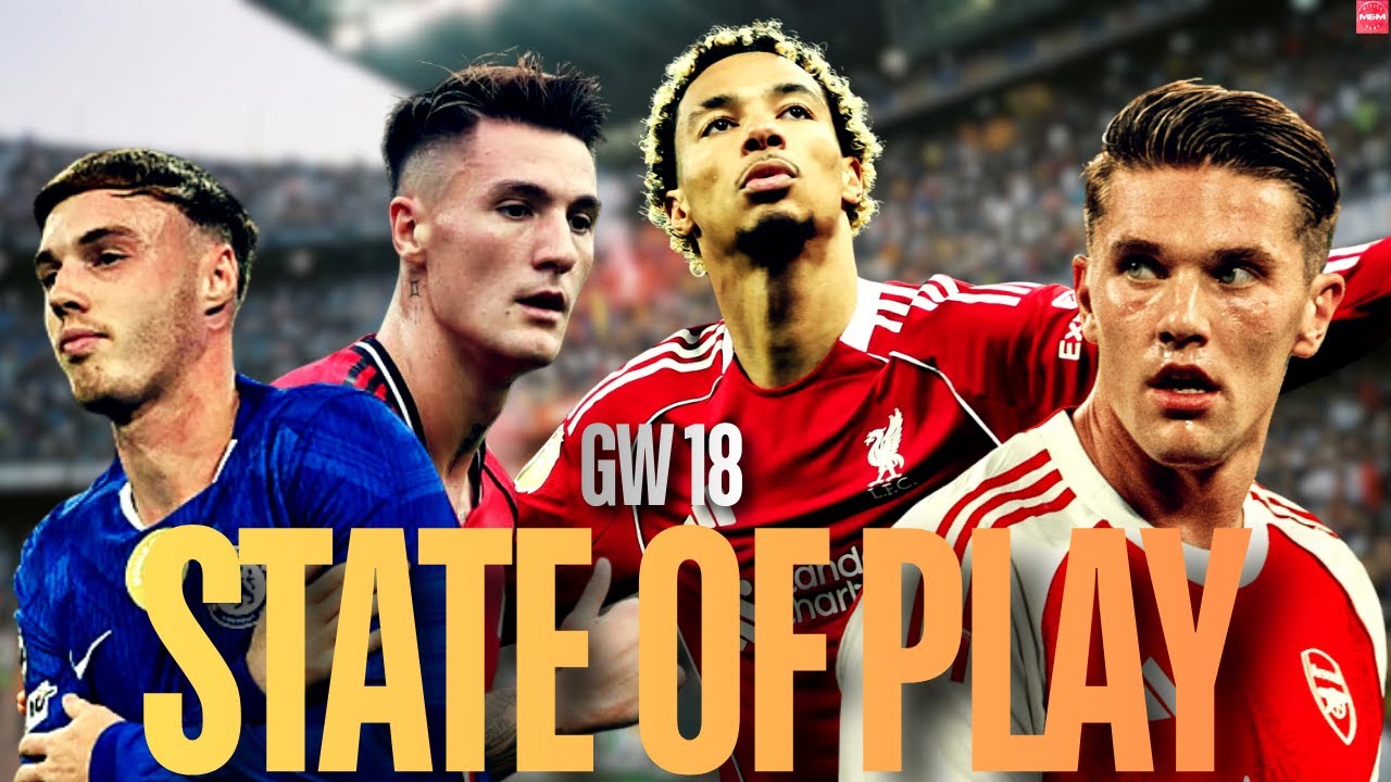 State Of Play: GW 18 ft @FootballBloodyHell| Premier League Predictions ...