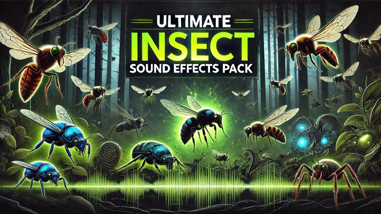 Ultimate Insect Sound Effects Pack - YouTube