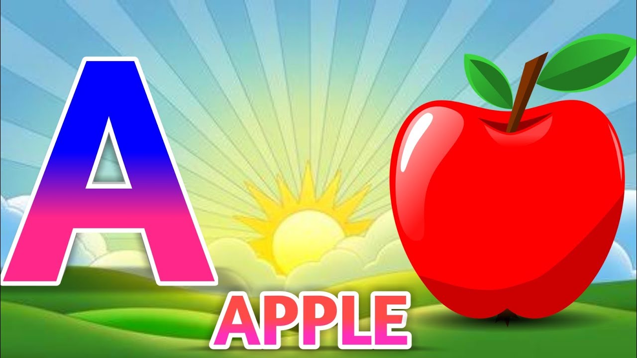 ABC, ABCD Toddler Learning, A for apple, Alphabets A to Z, ABC Nursery ...