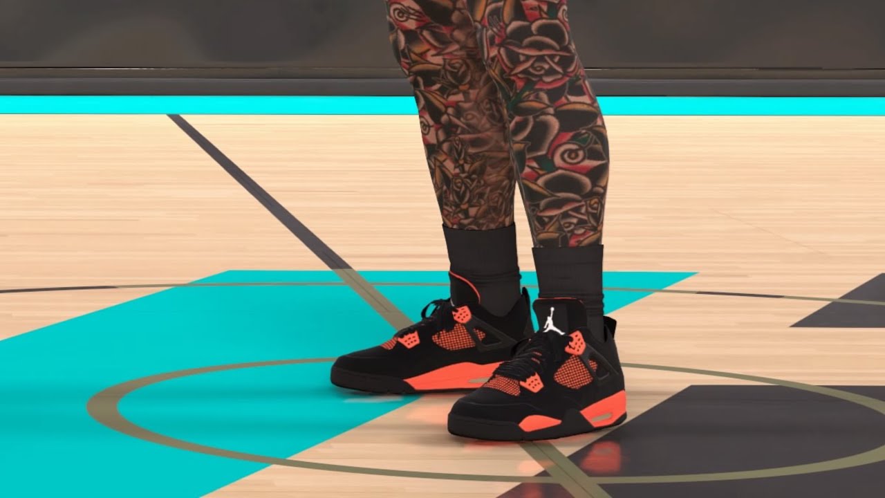 CUSTOM JORDAN RETRO 4s IN NBA2K24!!! - YouTube