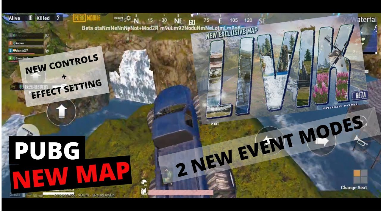 PUBG NEW MAP LIVIK ( NEW CONTROLS ) NEW EVENT MODE ANCIENT MODE ...