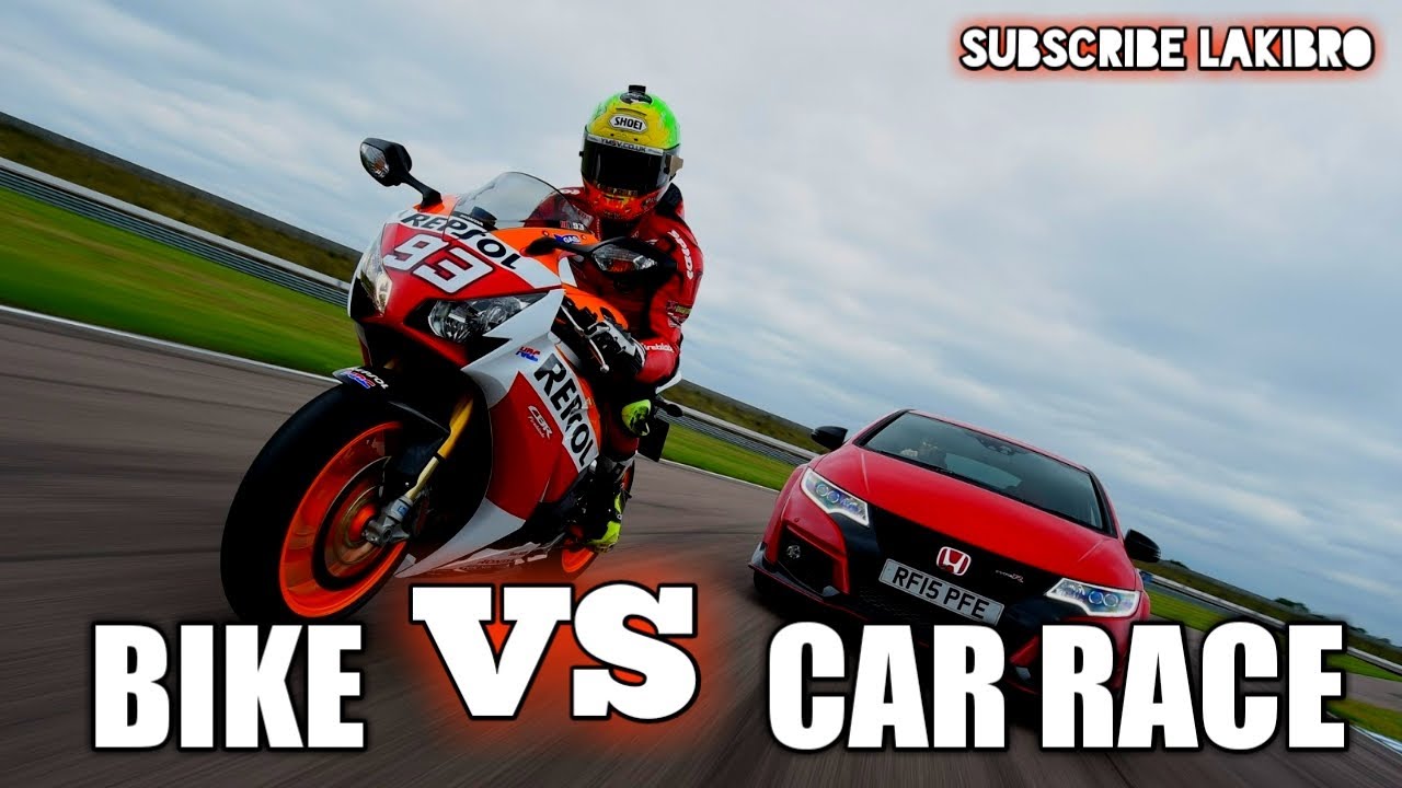 Bike vs car Race - YouTube