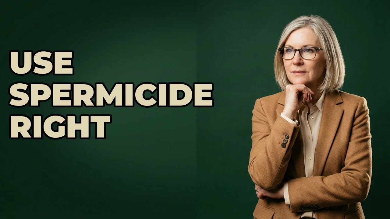 How Is Spermicide Used Correctly? - YouTube