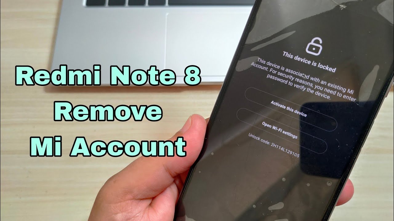 Xiaomi Redmi Note 8 (M1908C3JH, M1908C3JG), Remove Mi Account ...