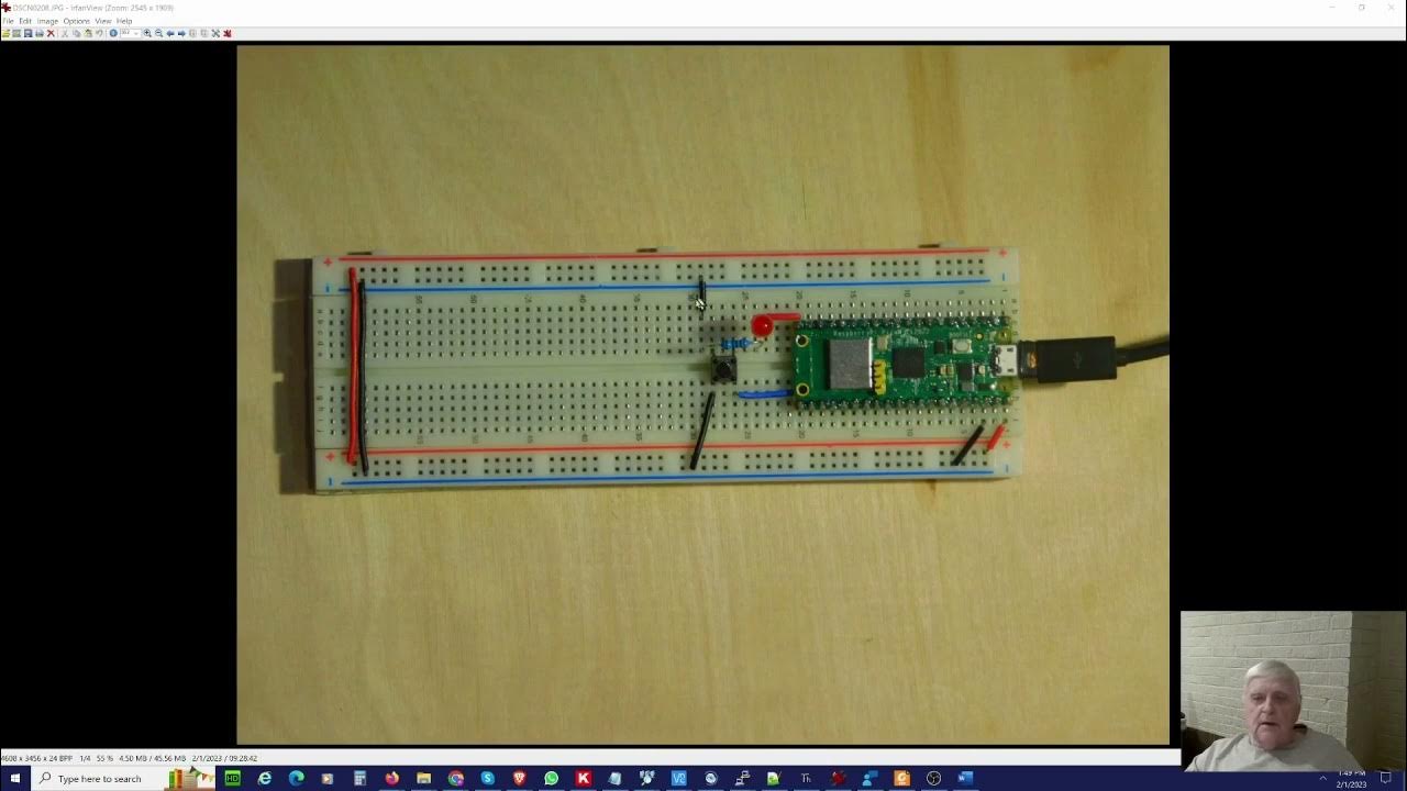 Paul McWhorter’s Raspberry Pi Pico Lesson 2 Home Work - YouTube