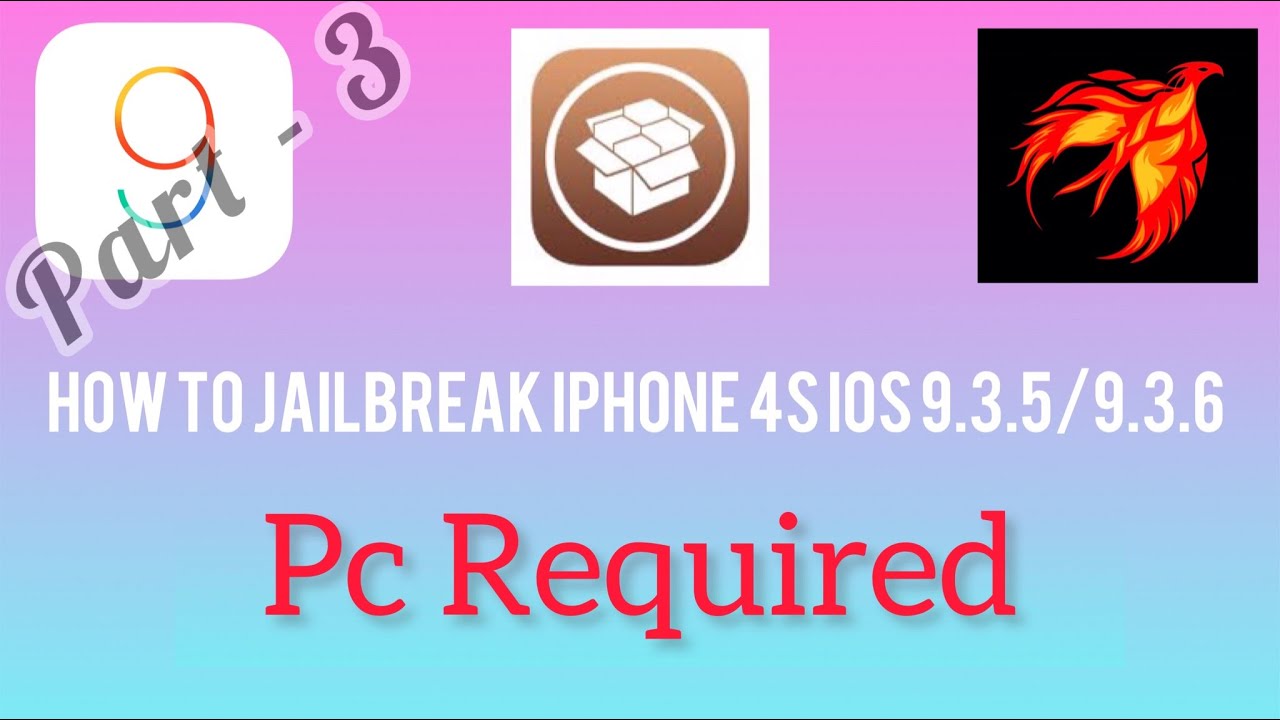 How to Jailbreak iPhone 4s iOS 9.3.5/9.3.6 | Part 3 | Pc Required - YouTube