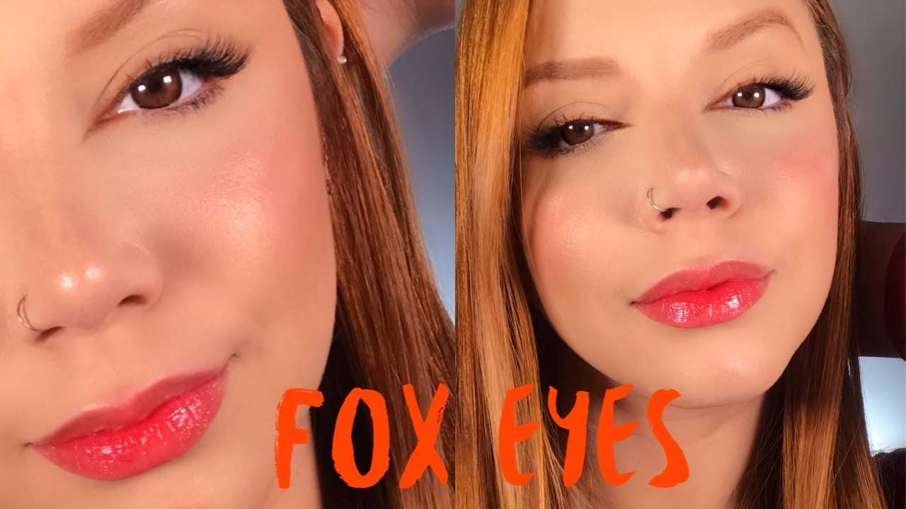 TUTORIAL: FOX EYES FÁCIL! - YouTube