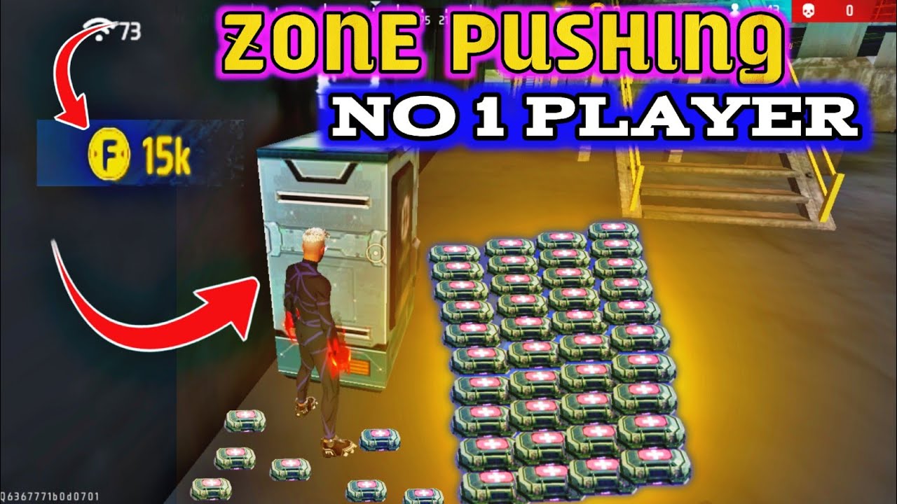 ZONE PUSHING BEST ZONE PUSHER IN INDIA 😱 ZONE PUSH BEST CHRECTER SKILL ...