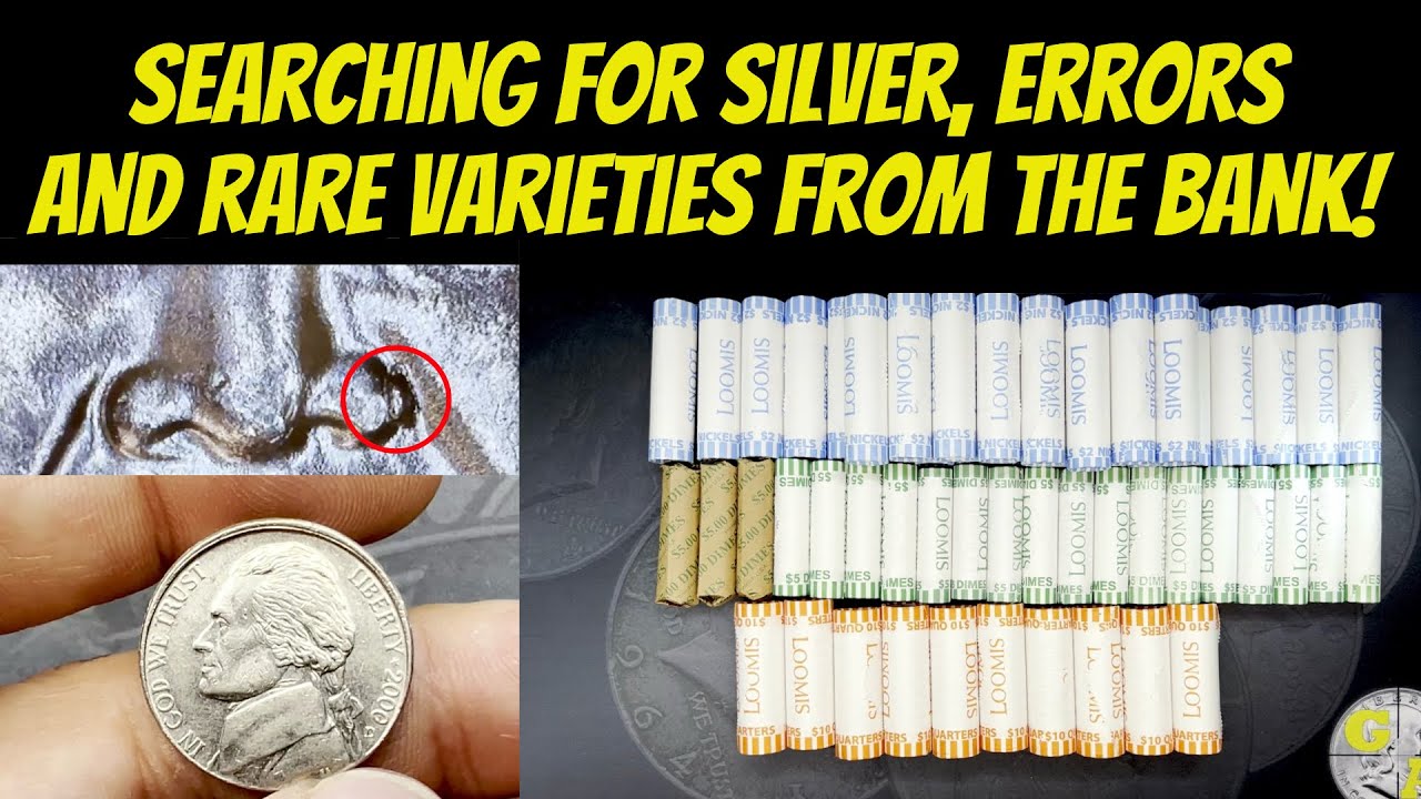 I Searched $250 Mixed Bank Wrapped Coins for #Silver, Varieties, and ...