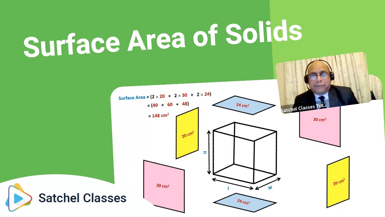 Surface Area of Solids | Math | Satchel Classes - YouTube