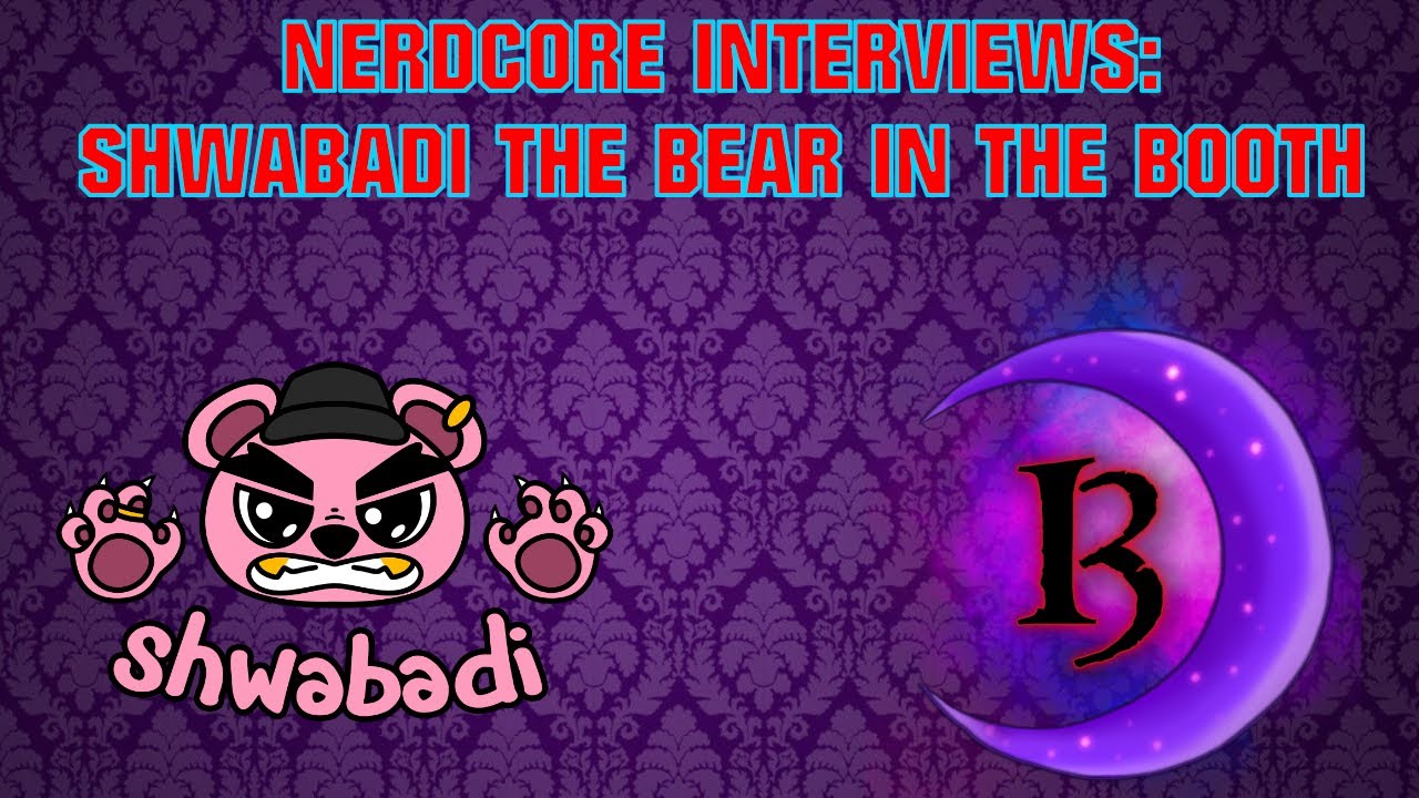 NERDCORE INTERVIEWS!!!: SHWABADI THE BEAR IN THE BOOTH!!! - YouTube