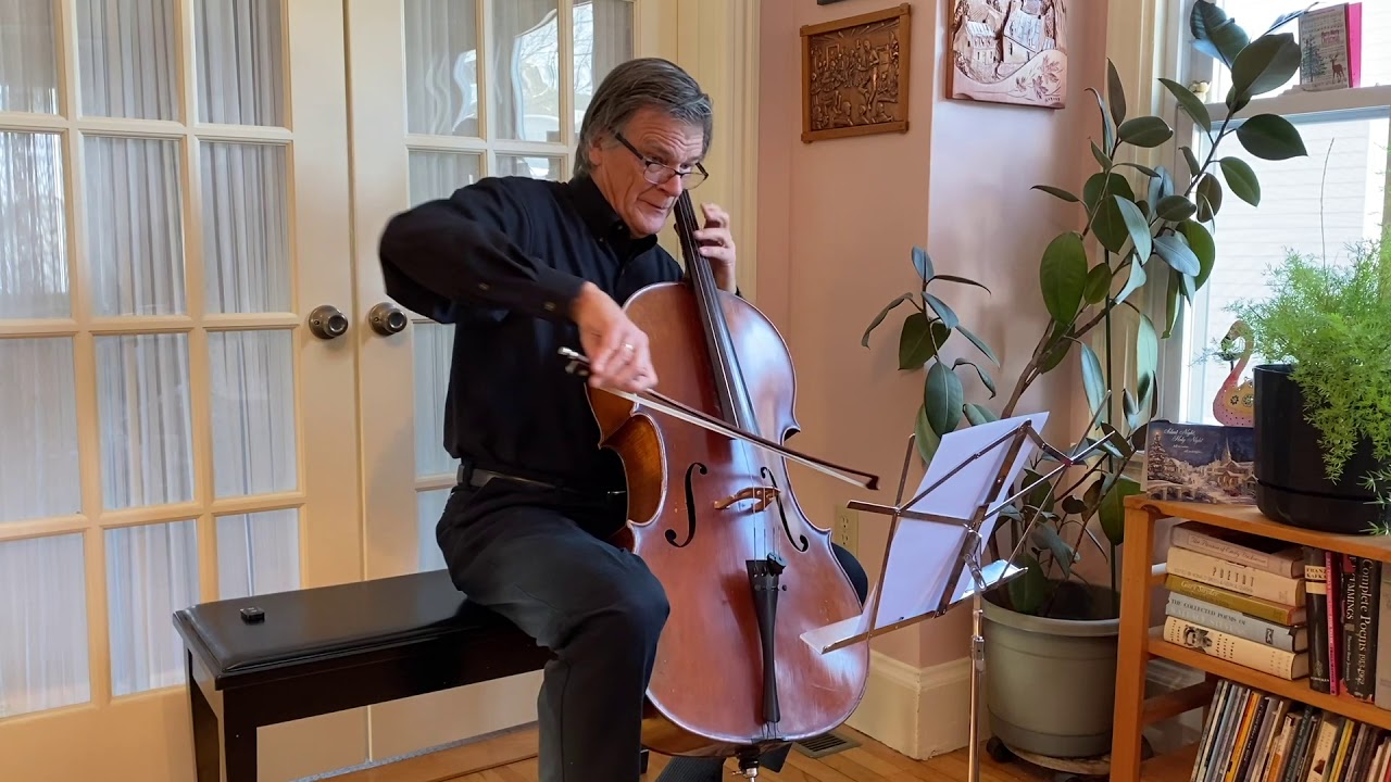 ELEGY FOR AL for solo cello - Philip Carlsen - YouTube