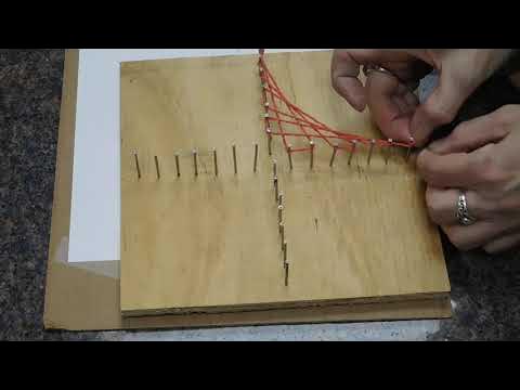 String Art: Creating Curves from Straight Lines - YouTube