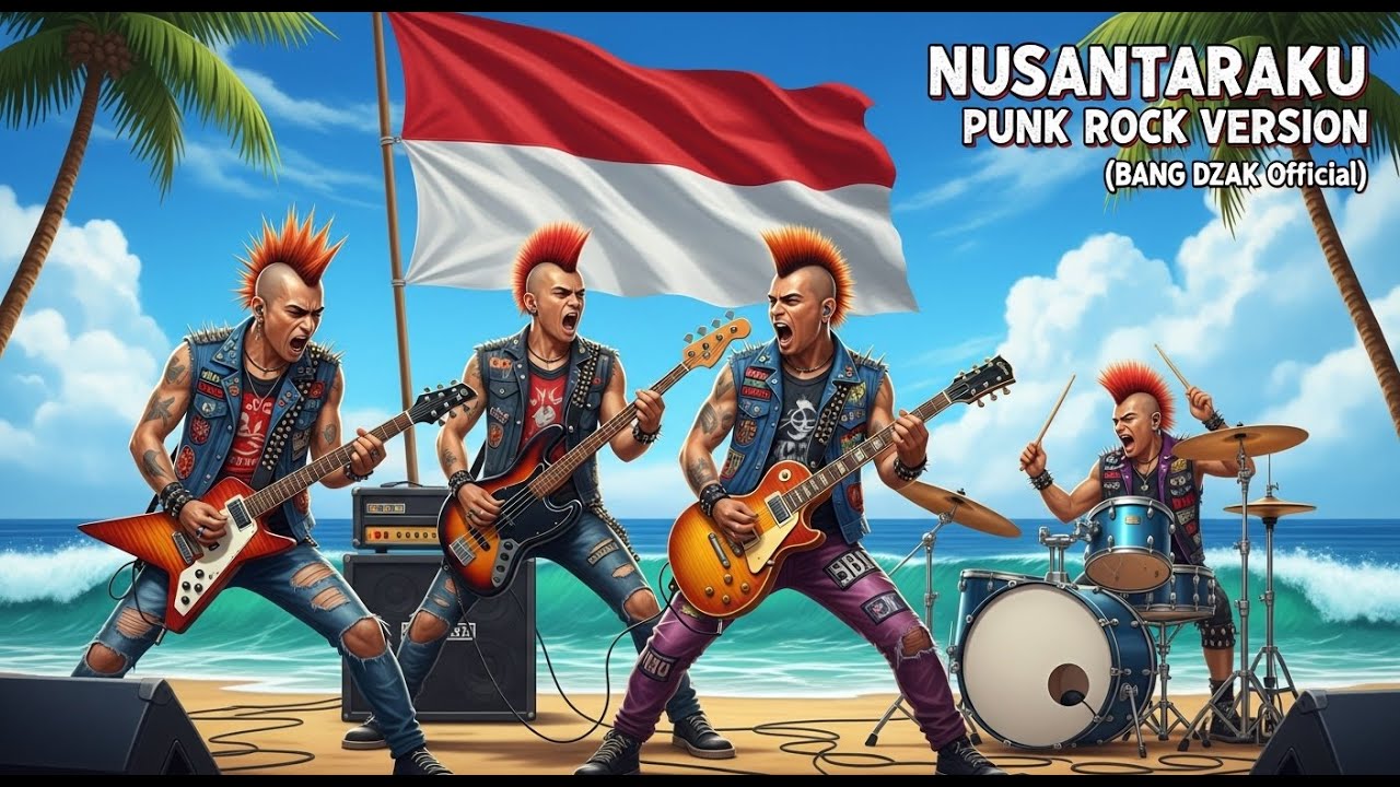 Nusantaraku (Cover Versi Rock) | Powerful Punk Rock Tribute to ...