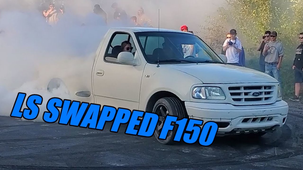 LS Swapped F150 (with drone footage) - YouTube