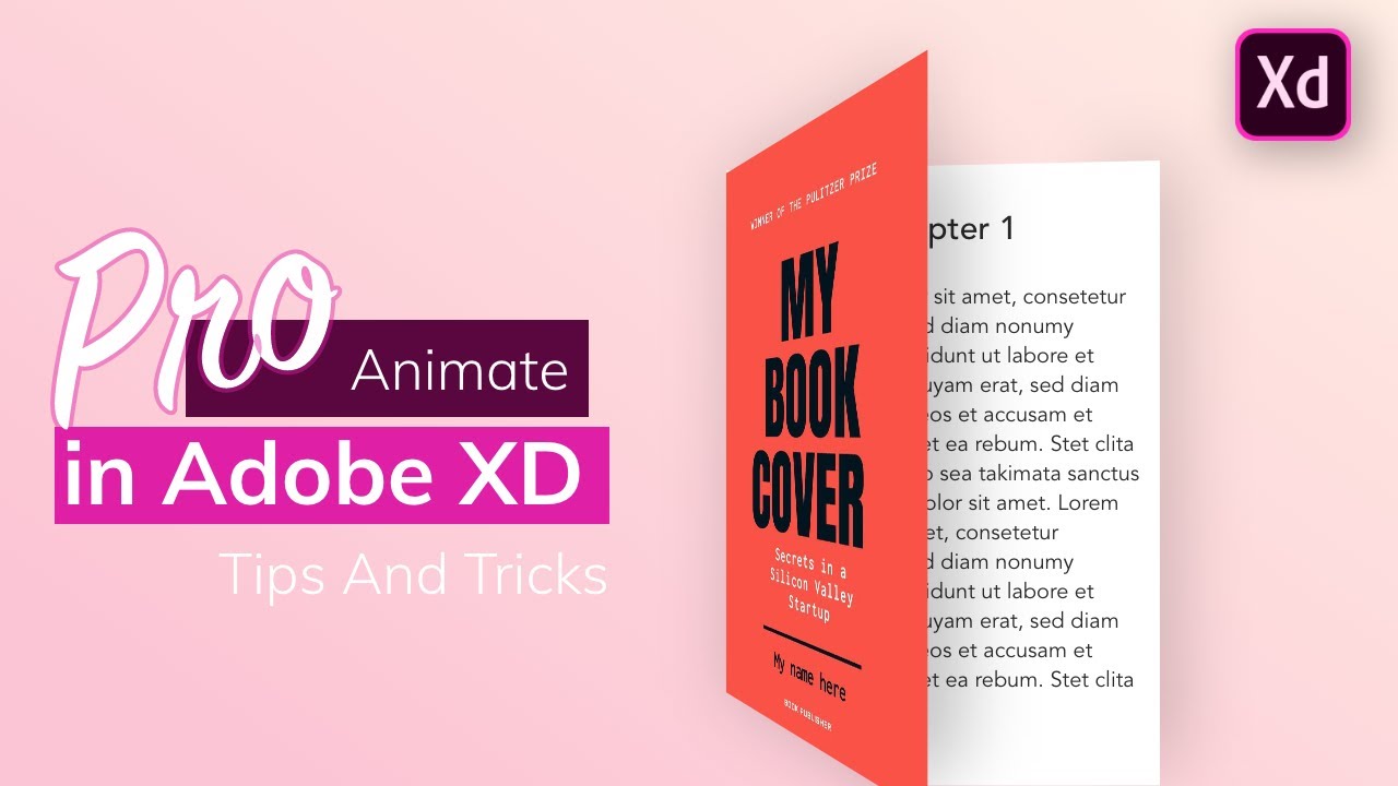 Adobe XD Pro tips & tricks 006 | Page flip animation l auto animate ...