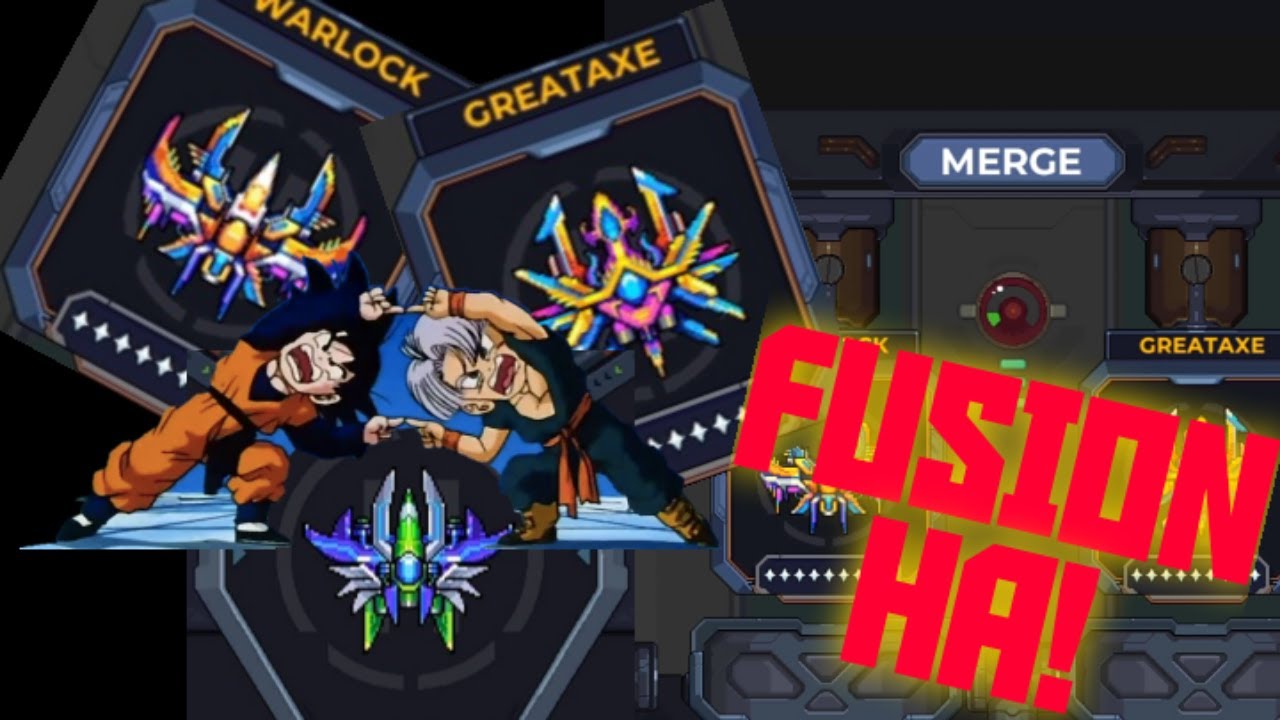 Galaxiga: Merging the Warlock & Greataxe Starships | How to Guide - YouTube