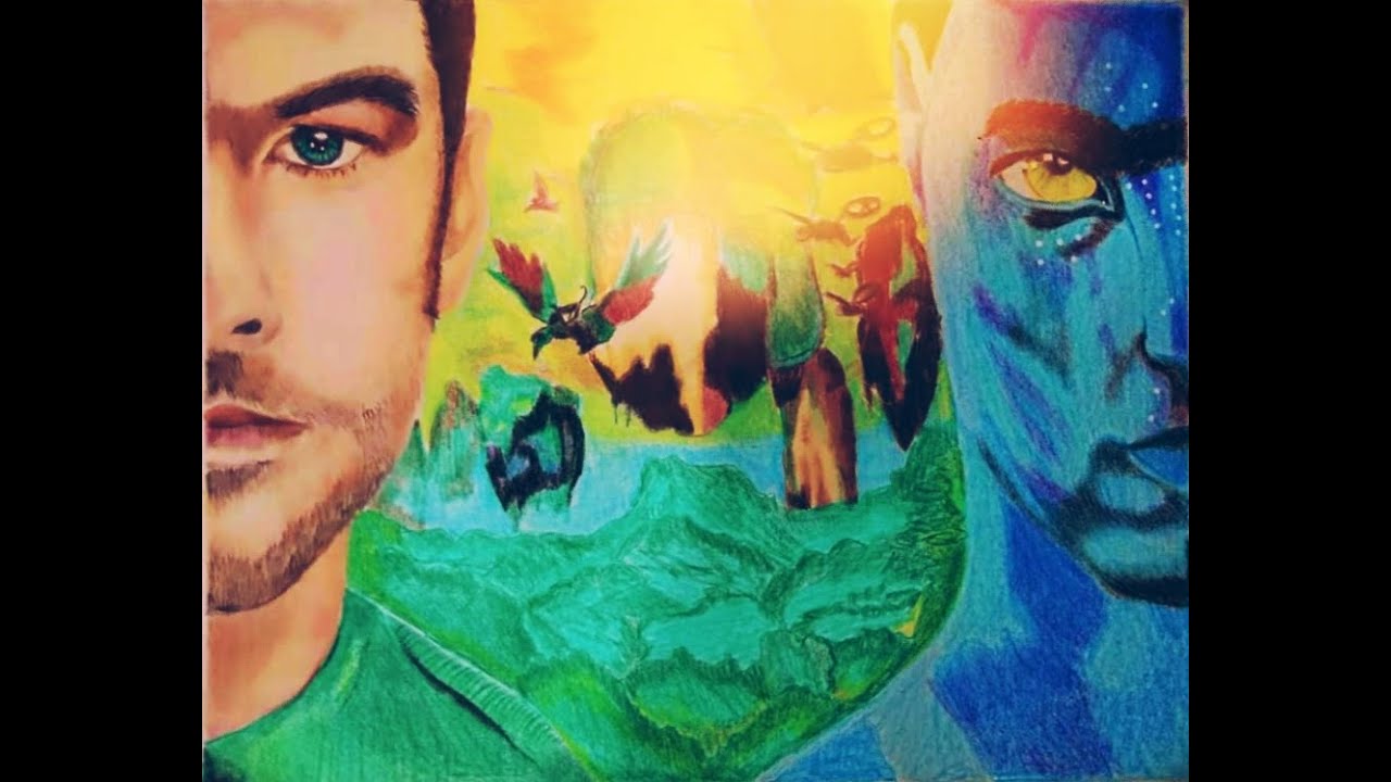 Drawing The Avatar, Blue Monkey - YouTube