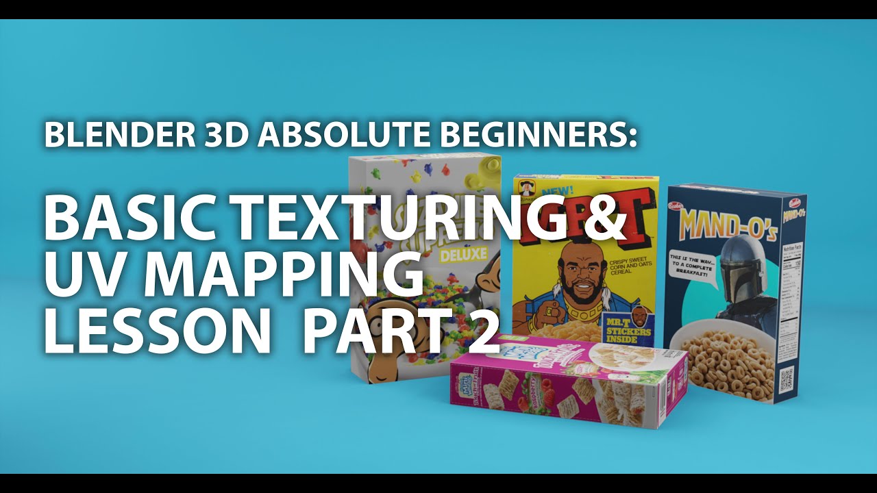 Blender 3D Absolute Beginner: Basic Texturing & UV Mapping Part 2 - YouTube