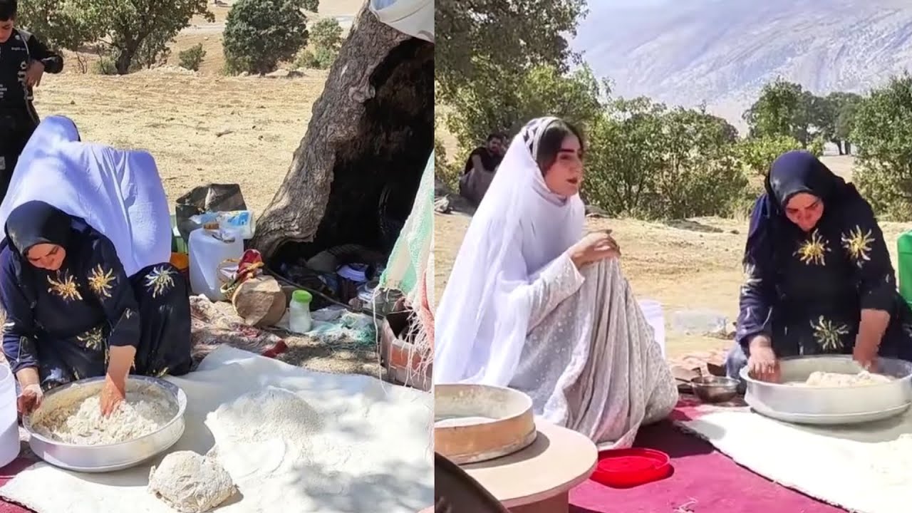 Nomadic bride first day at New House in Mountain | Iranian Nomad life | Nomadic Life - YouTube