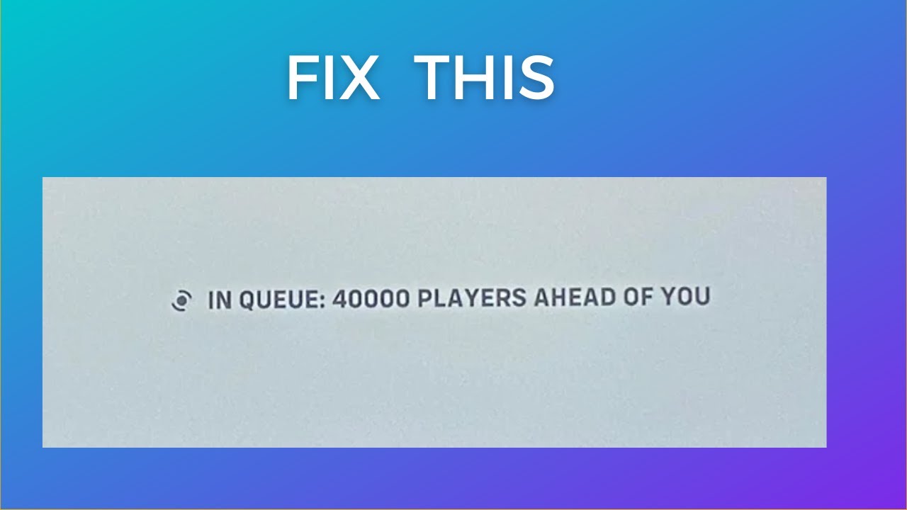 How to Fix "IN Queue: 40000 Players ahead of your" in Overwatch 2 - YouTube