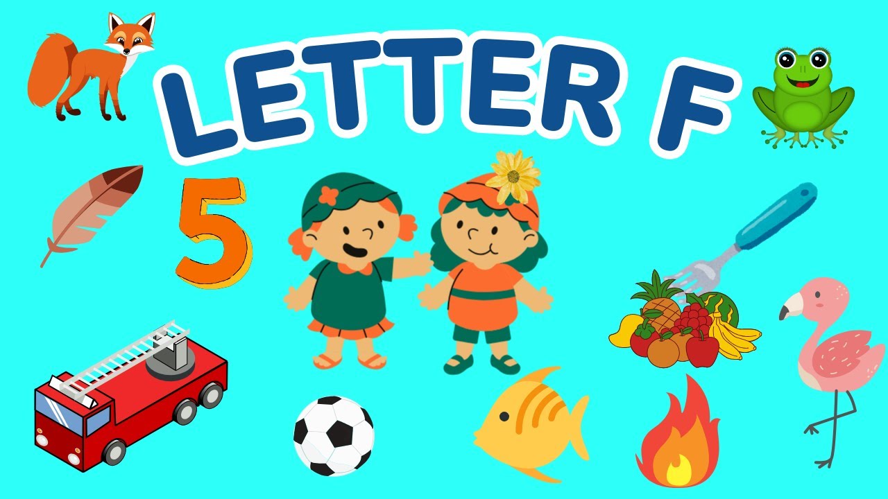 Letter F Vocabulary for kids || Objects that start with F|| F words ...