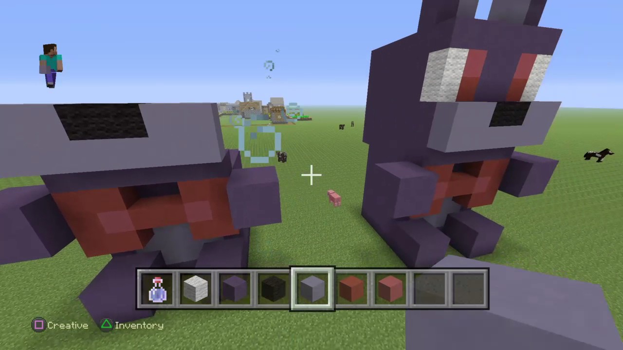 Minecraft FNAF bonnie plush tutorial - YouTube