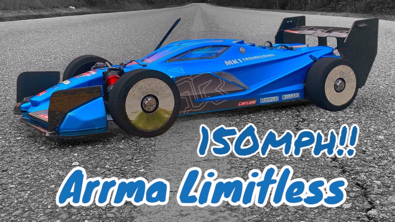 Arrma Limitless RC Speed Run!! 150mph!! - YouTube