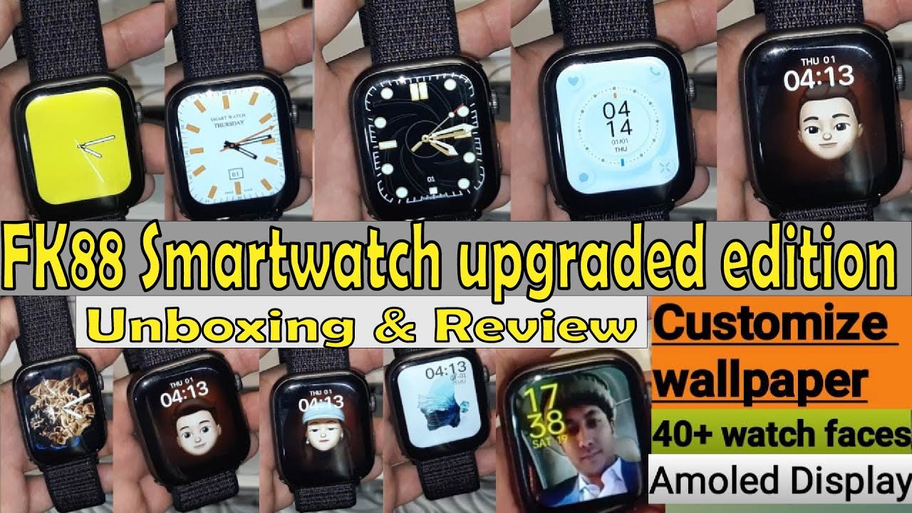 FK88 Smartwatch series 6 upgraded version Unboxing & Full Review l Best ...