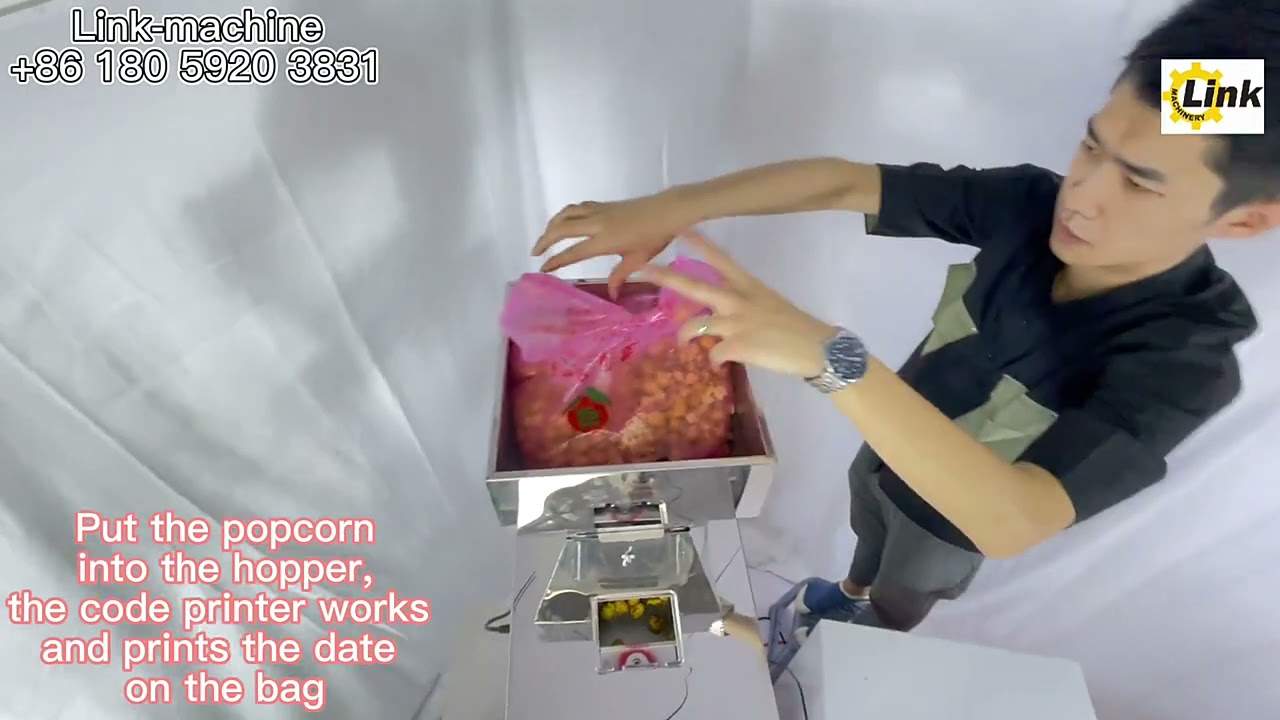 Nitrogen machine packed popcorn - YouTube