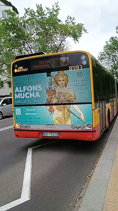 odjazd solarisa Urbino 18 na linii 120 - YouTube