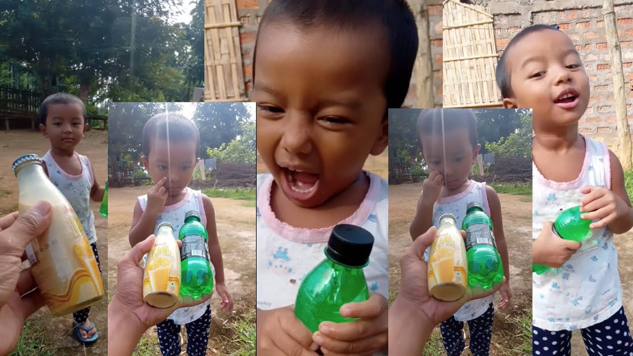 cute baby Sprite and Amul KOOL #shorts - YouTube