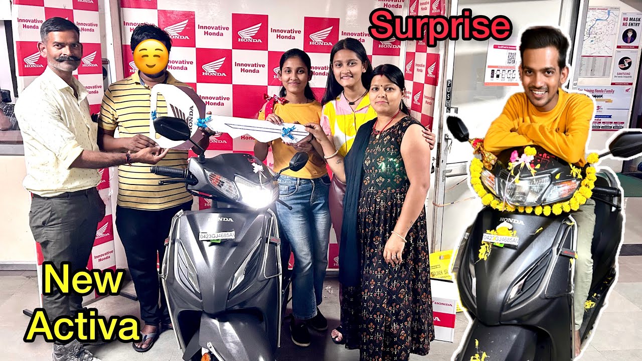 We Gifted Our Big Brother his Dream Activa | aman dancer real - YouTube