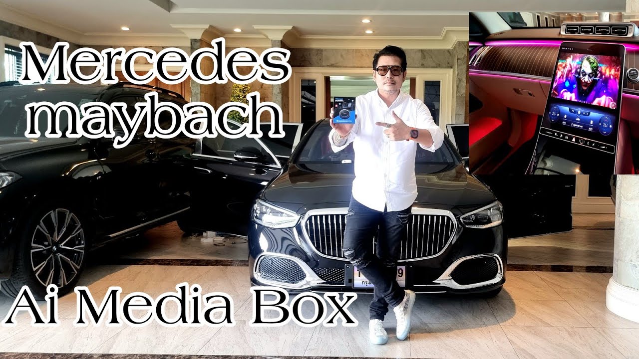 สุดล้ำบนจอเดิม Mercedes Benz Maybach กล่อง Ai Media Box Ottocast ...